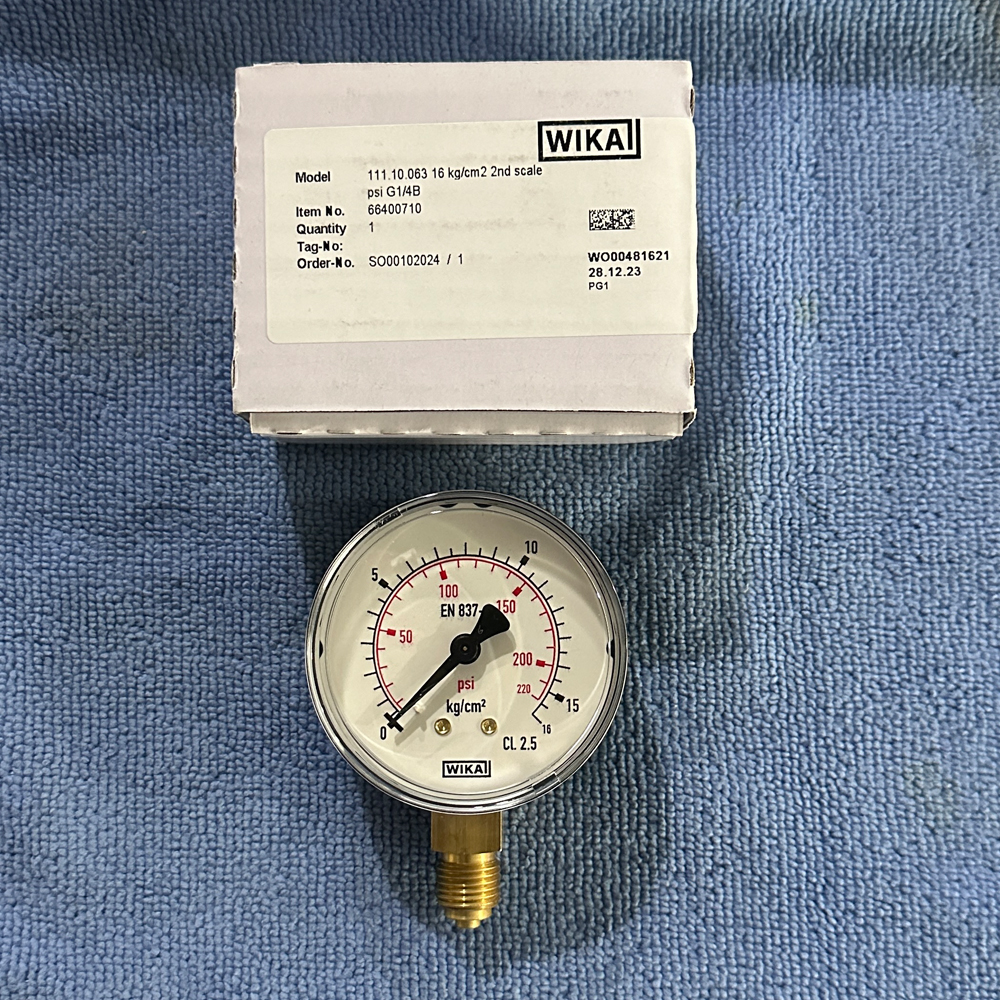 WIKA Commercial Bourdon Tube Pressure Gauges | 111.10.063 Bottom – BUY INSTRUMENT